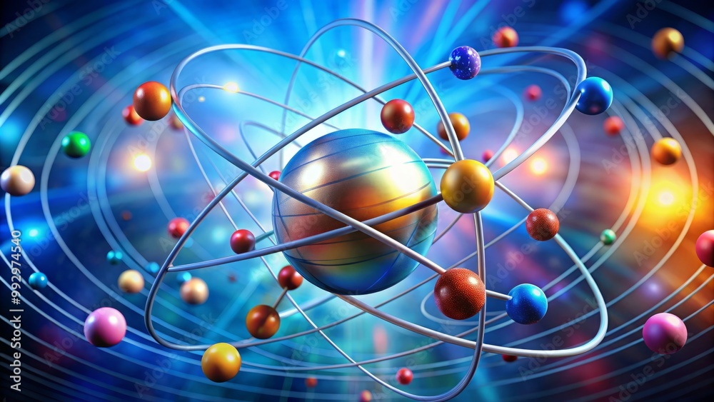 Visualize a helium atom, with electrons orbiting the nucleus ...