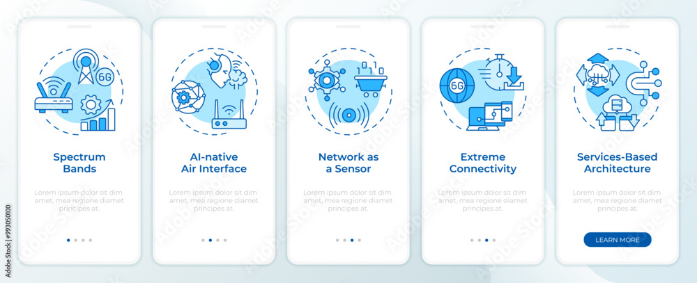 6g Blue Onboarding Mobile App Screen Wireless Connection Walkthrough 5