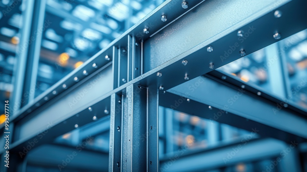 A high-definition close-up of a CAD drawing focusing on a steel ...