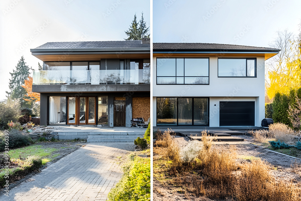 House renovation project showcases a significant transformation from an ...