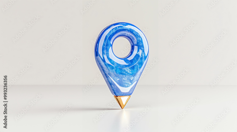 Location pin marker design with modern style and vibrant colors for ...