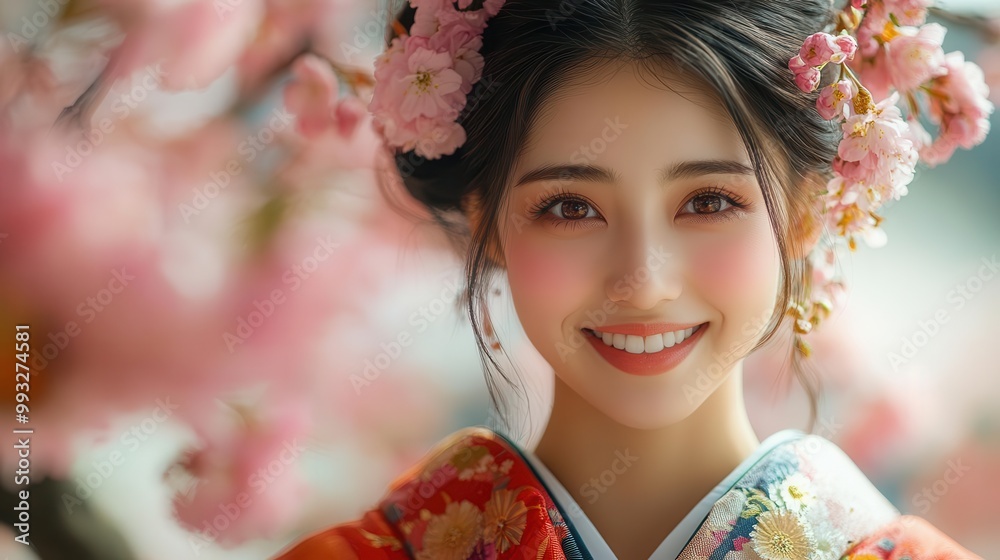 cultural exchange as a foreign visitor joyfully embraces traditional ...