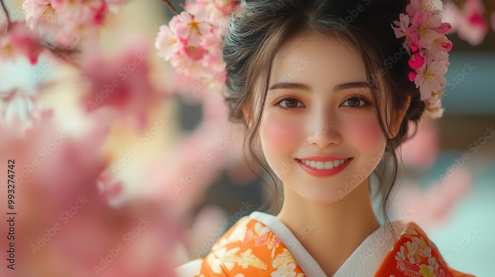 cultural exchange as a foreign visitor joyfully embraces traditional ...