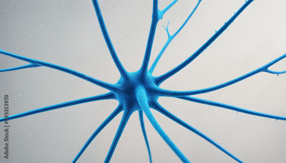 Neuron, abstract footage of a neuron activating, geometric shapes, up ...