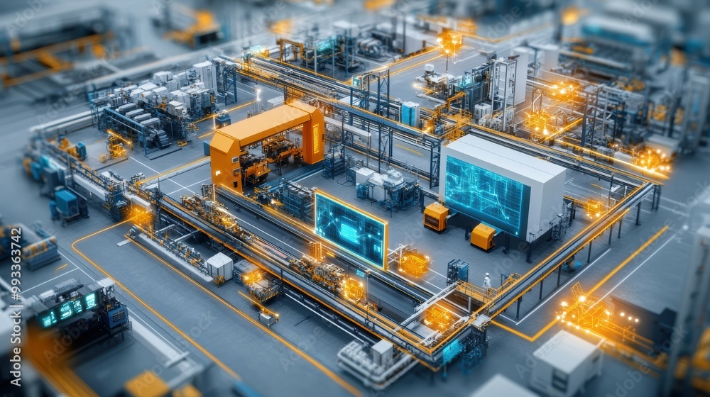 Comprehensive layout of an Industry 4.0-enabled manufacturing facility ...