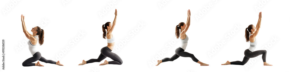 set of A fitness yoga pose, png file ai, fitness yoga, healthy fitness ...