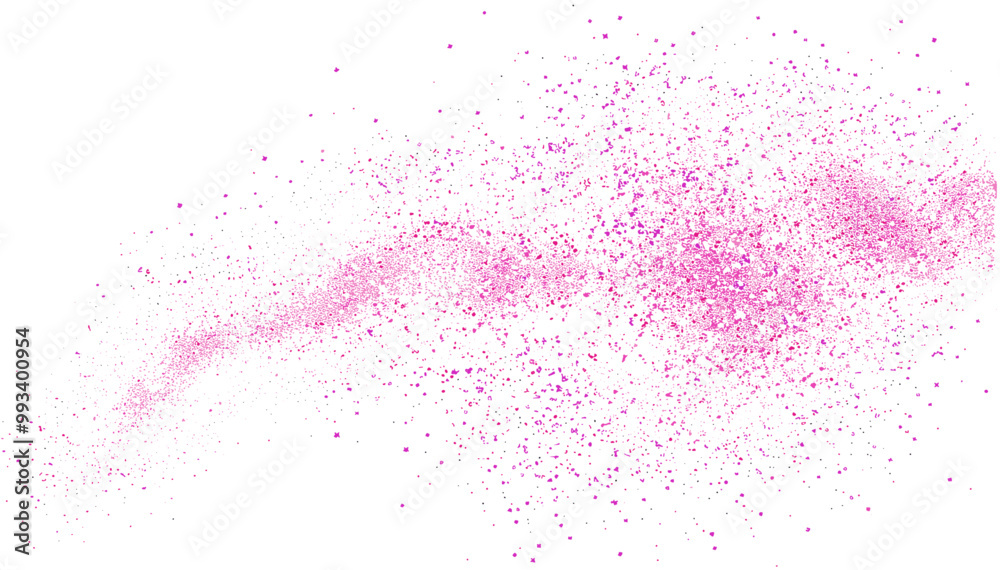 Pink glitter scattered background and texture vector illustration ...