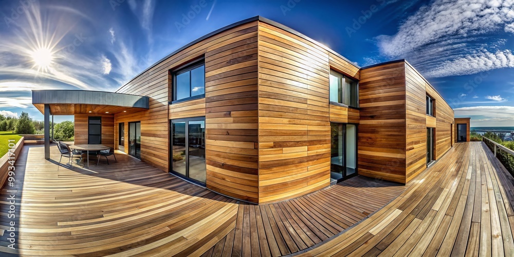 Natural Wood Cladding Panels for Modern Architectural Design and Eco ...