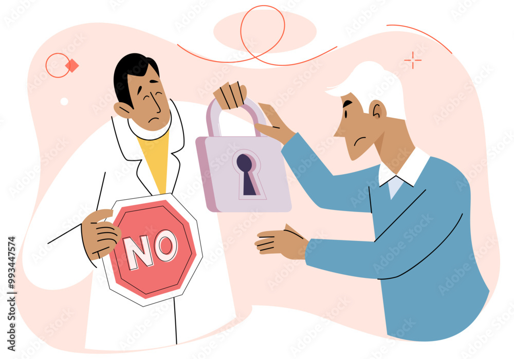 Refuse vector illustration. Behavior plays crucial role in how we ...