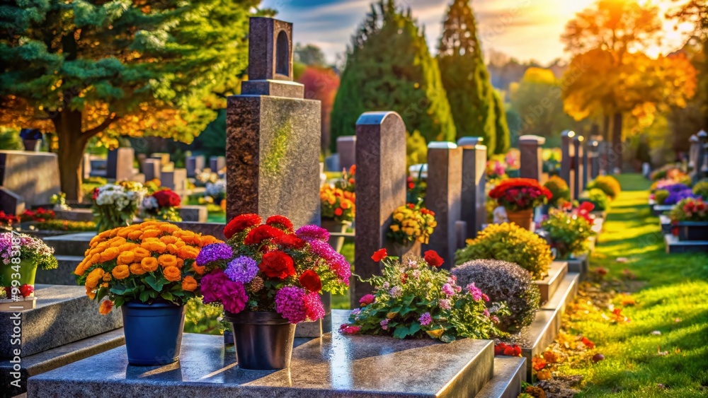 Serene and Beautiful Headstone Designs for Memorials in Various Natural ...