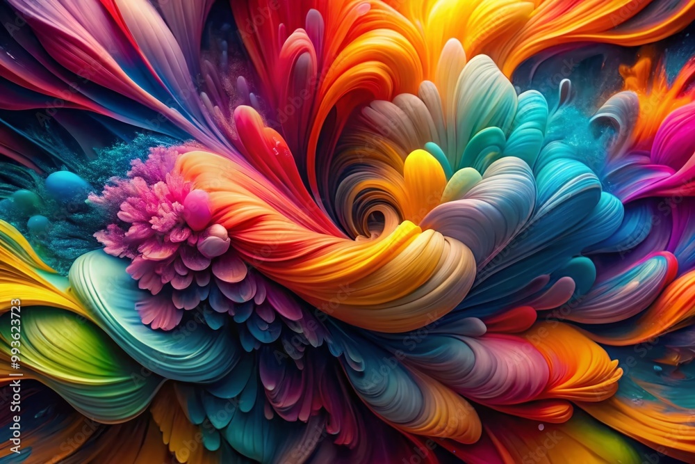 Vibrant Abstract Photoshop Background HD Wallpaper for Creative ...