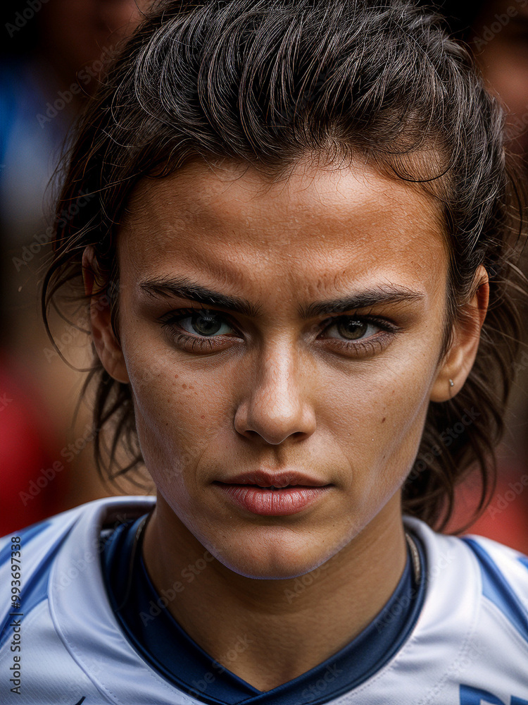 Raw emotion captured on athlete's face after win, embodying dedication ...