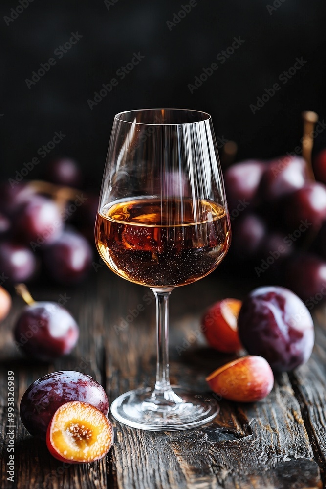 Šljivovica - Plum brandy, a popular Serbian alcoholic drink. Stock ...