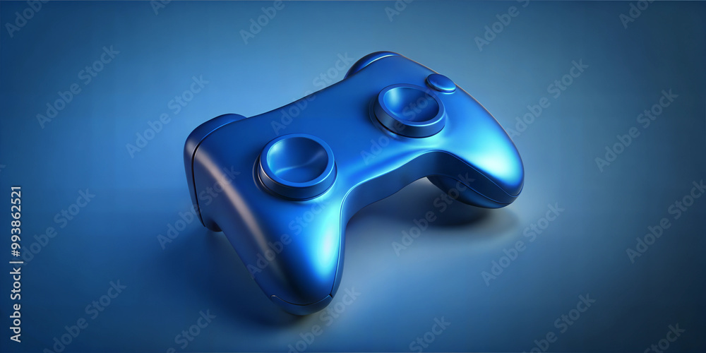 3D Video games device banner template. A sleek, futuristic gaming ...