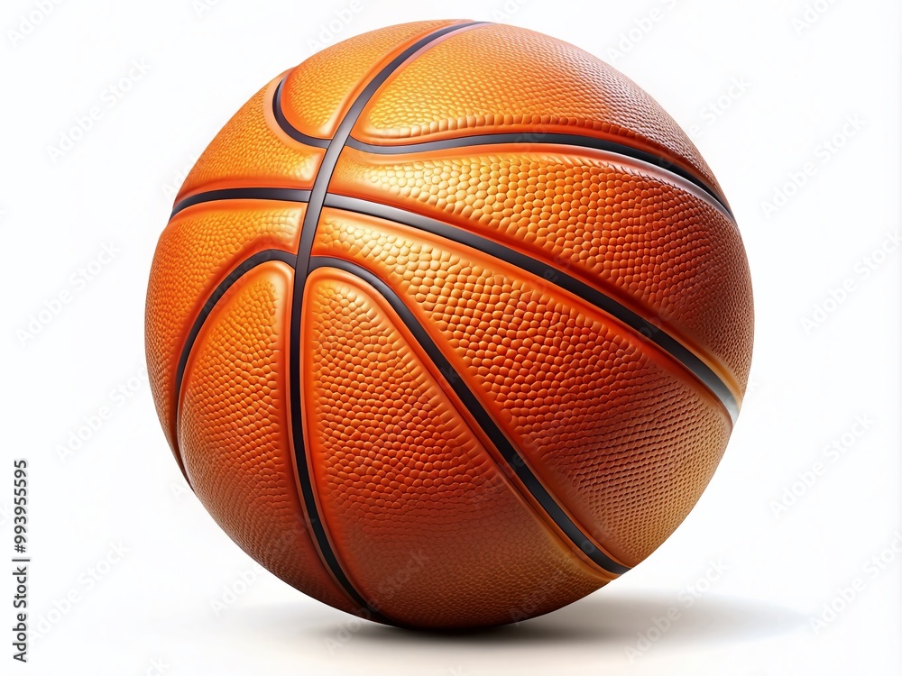 Colorful Clipart Basketball Design for Sports Themes, Tournaments, and ...