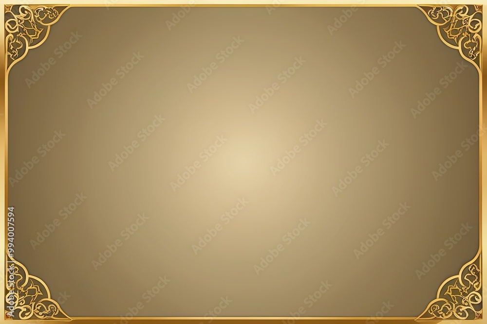 Luxury Oriental Decorative Gold Frame with Inverted Rounded Corners for ...