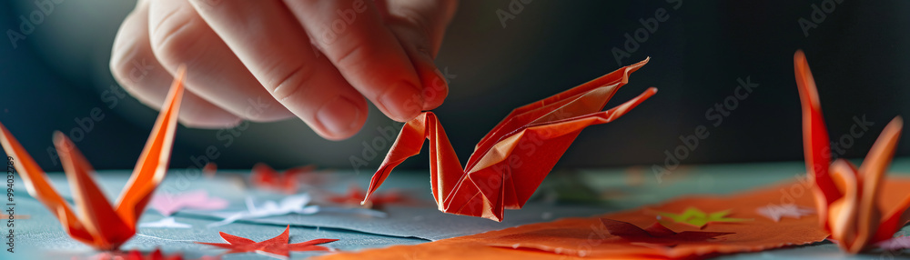 Immerse yourself in the world of paper crafts, where humble materials ...