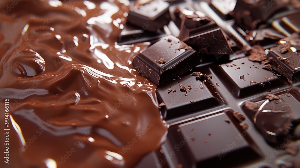 Conduct a sensory analysis of dark chocolate, examining its appearance ...