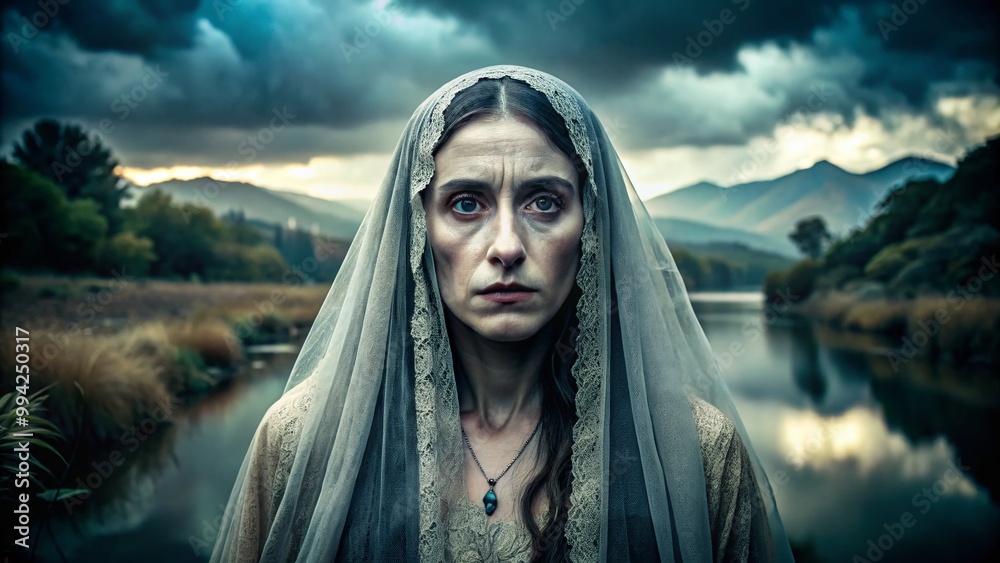 Haunting images of La Llorona legend capturing the essence of sorrow ...