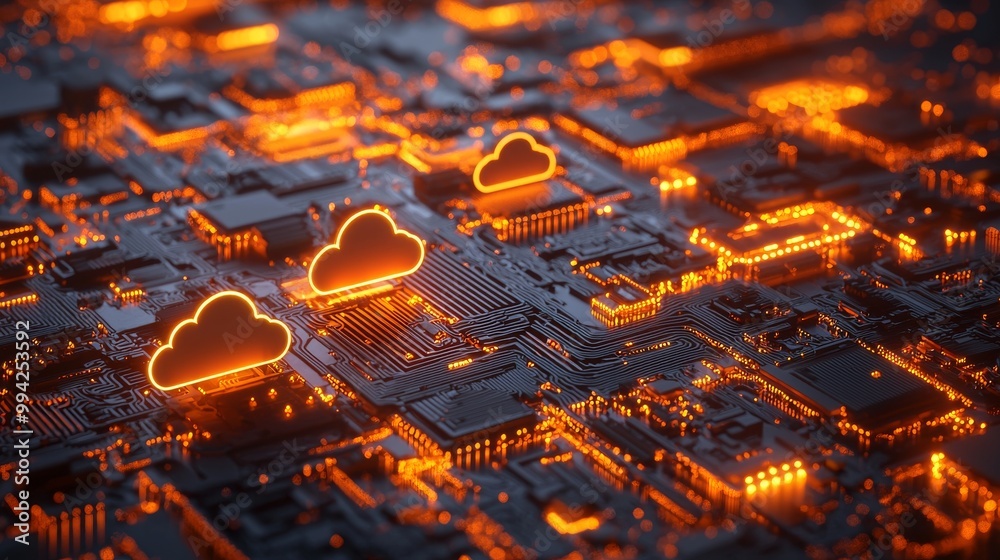 This Is A 3d Model Representation Of A Data Storage Technology Concept