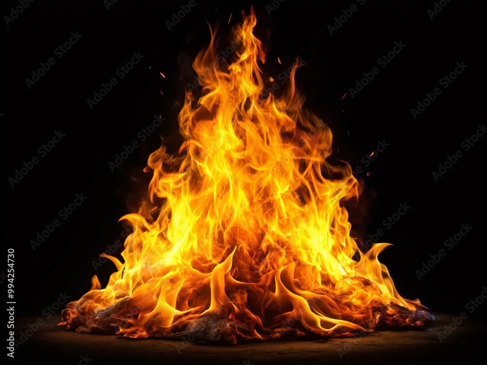 High-Quality Animated Fire GIF with Transparent Background for Creative ...