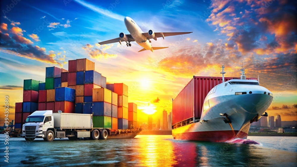 Modern and Professional Shipping Company Logo Design for Logistics and ...