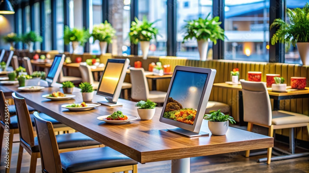 Modern contactless order system for seamless dining experience in a ...