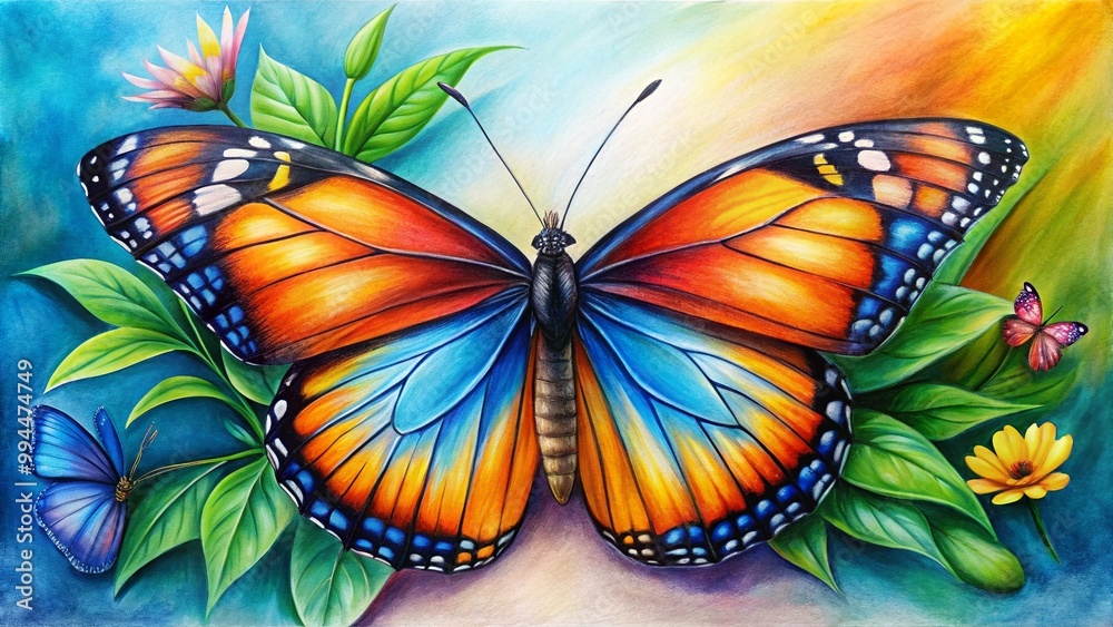 Step-by-step guide on how to draw a beautiful butterfly with intricate ...