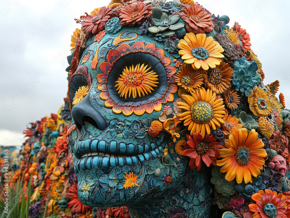 Stunning Day of the Dead art installations images featuring large-scale ...