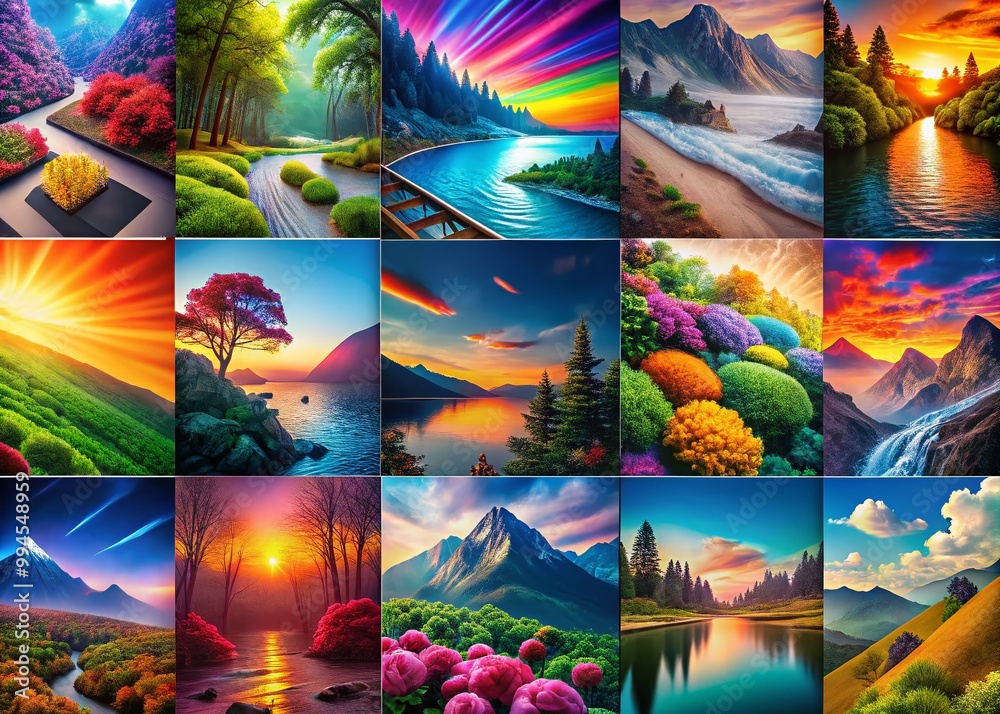 Vibrant and Cool Wallpapers for Modern Digital Backgrounds and Creative ...