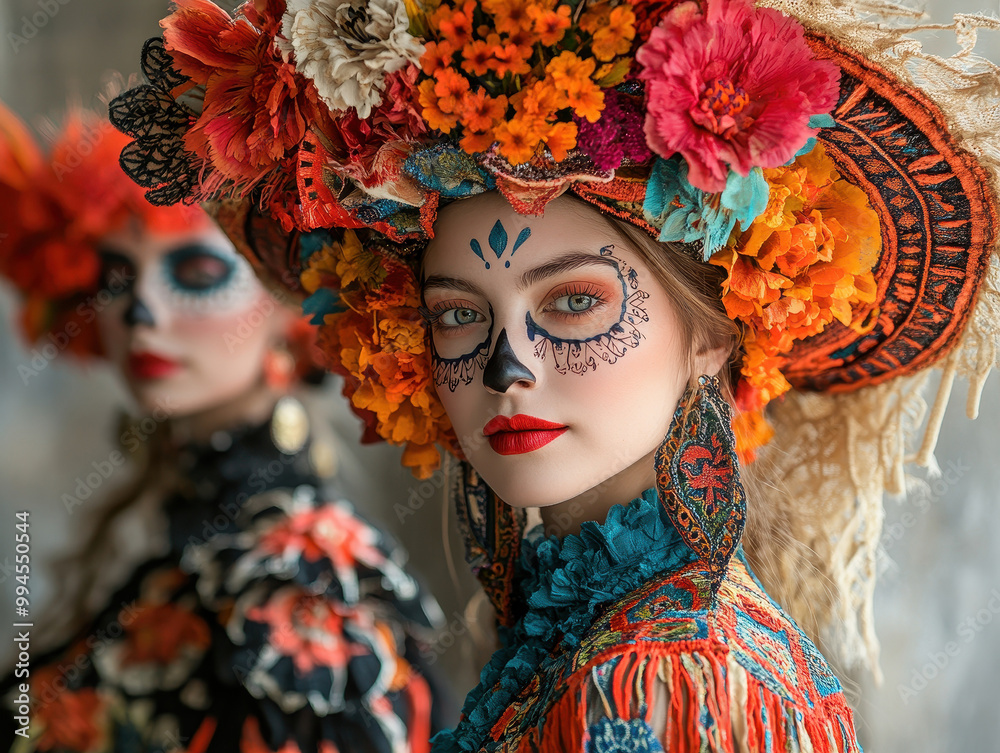 Inspiring Day of the Dead costume photos with traditional and modern ...