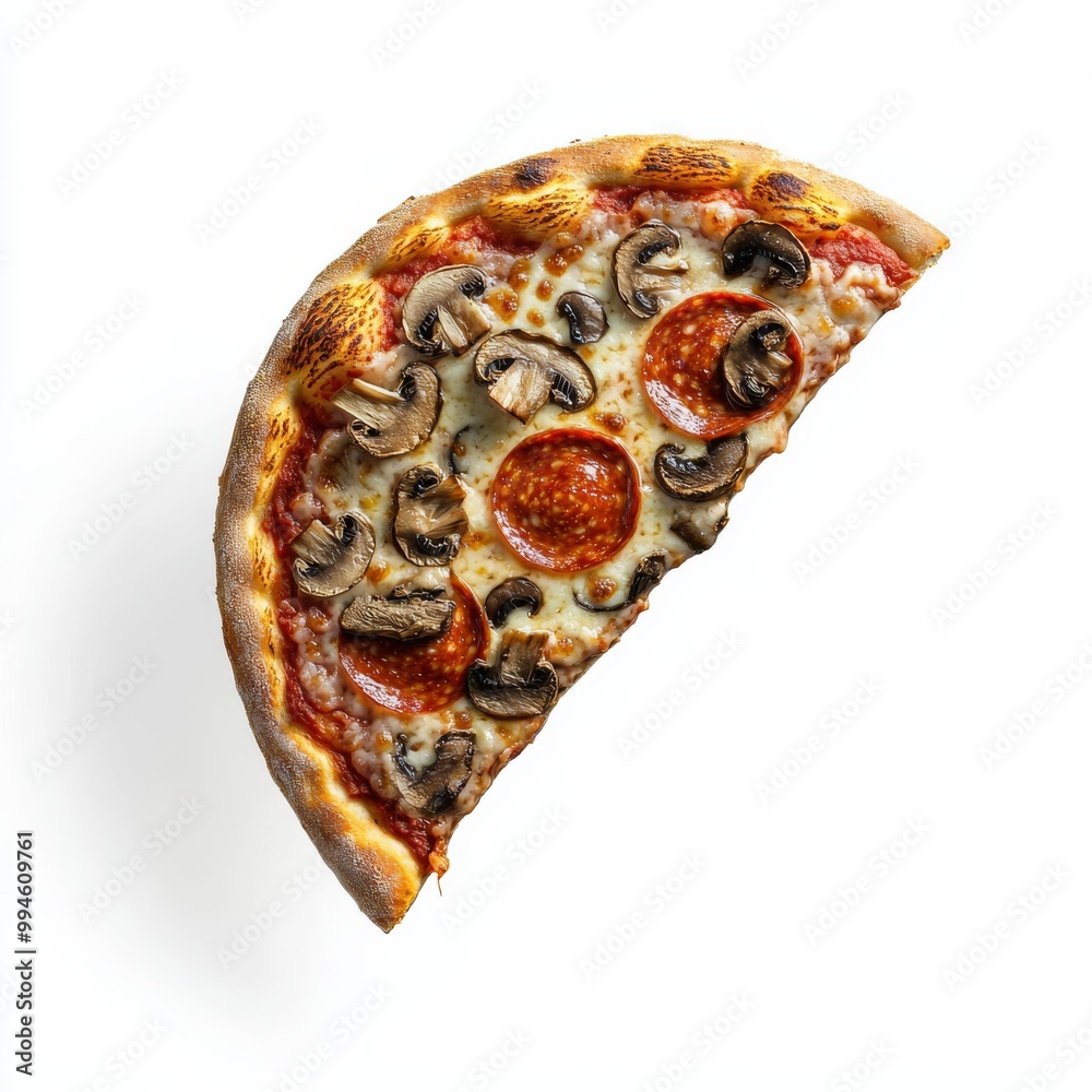 Food lovers will love this delicious slice of pizza with vibrant ...