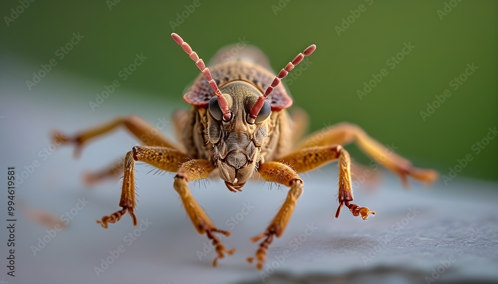 Intricate Macro Photography of a Flea: A Glimpse into Insect Life for ...