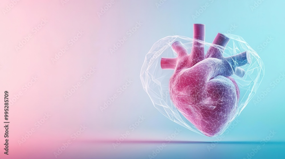 Futuristic heart valve implant with cuttingedge materials and design ...