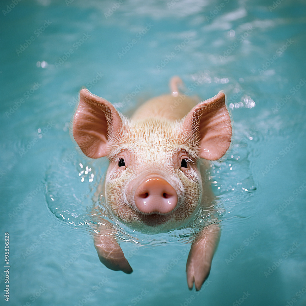 Foto de small tiny pig, Little funny minipig, Tiny pot-bellied pig mini ...