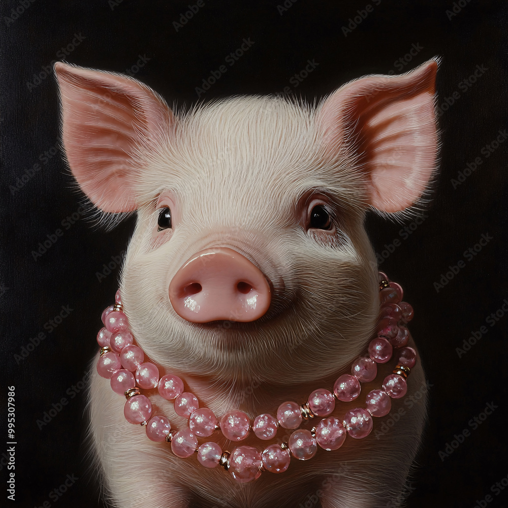 small tiny pig, Little funny minipig, Tiny pot-bellied pig mini-pig ...