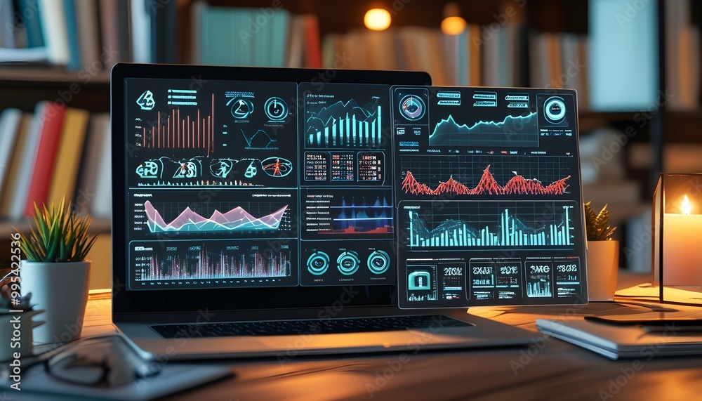 Collaborative Analysis of Live Metrics Dashboard Featuring Charts ...