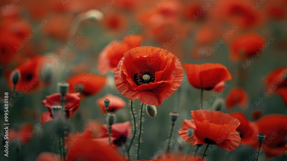 Red poppy s leader aiming for expansion in its gorgeous flowering Stock ...
