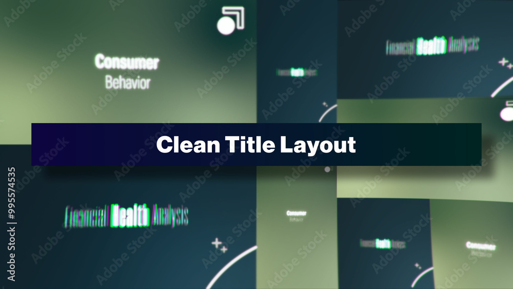 Clean Title Layout | Multi-Resolutions and Color Control Panel Stock ...