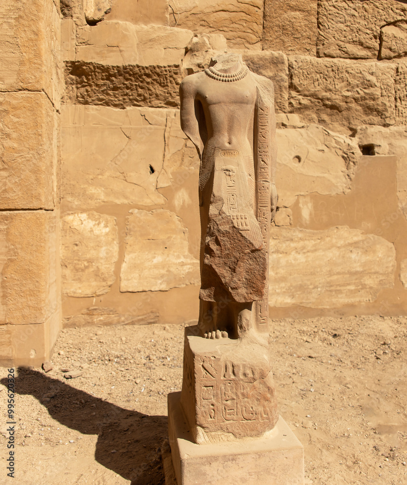 Deep in the sacred courtyard of the Temple of Karnak, archaeologists ...