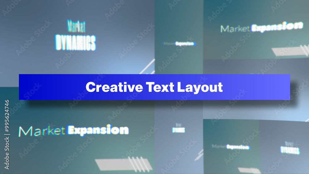 Creative Text Layout | Multi-Resolutions and Color Control Panel Stock ...