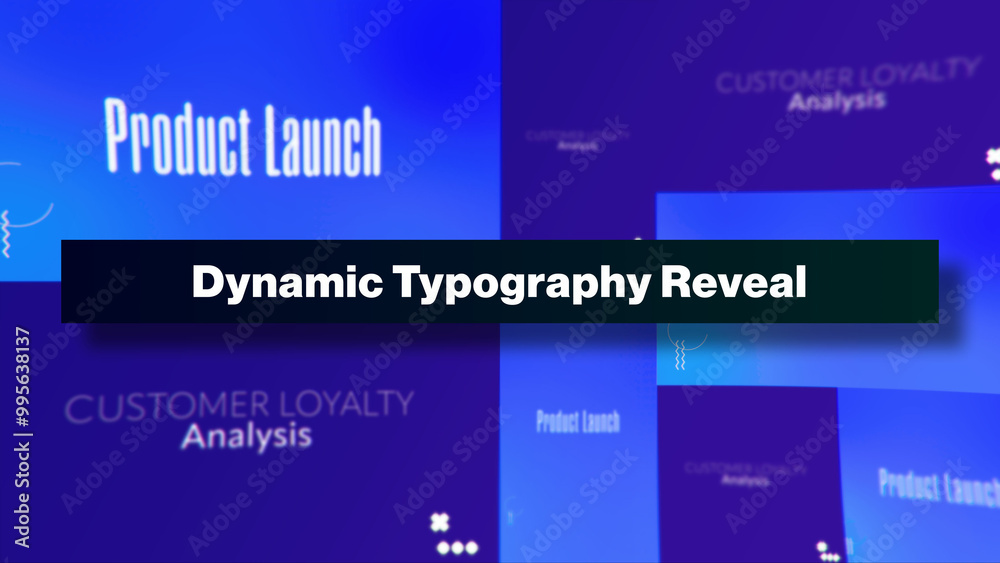 Dynamic Typography Reveal | Multi-Resolutions and Color Control Panel ...