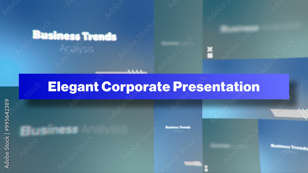 Elegant Corporate Presentation | Multi-Resolutions and Color Control ...