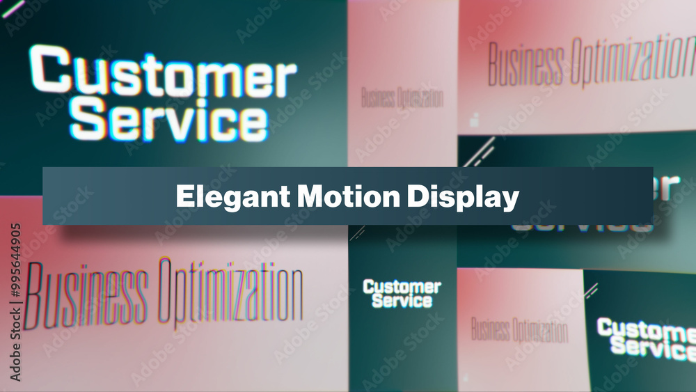 Elegant Motion Display | Multi-Resolutions and Color Control Panel ...
