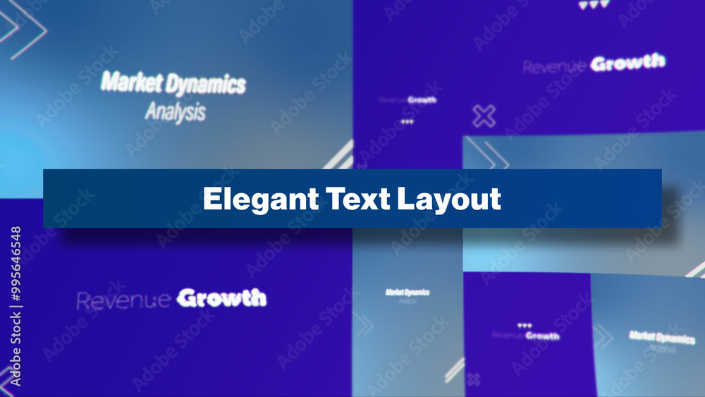 Elegant Text Layout | Multi-Resolutions and Color Control Panel Stock ...
