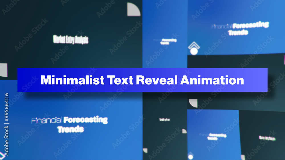 Minimalist Text Reveal Animation | Multi-Resolutions and Color Control ...