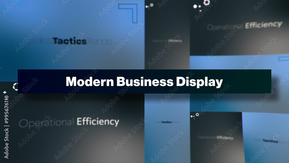 Modern Business Display | Multi-Resolutions and Color Control Panel ...