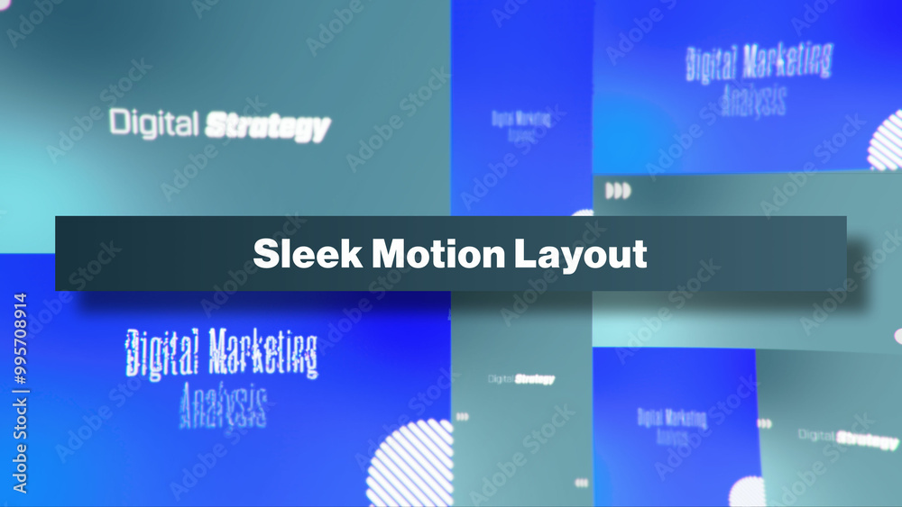 Sleek Motion Layout | Multi-Resolutions and Color Control Panel Stock ...