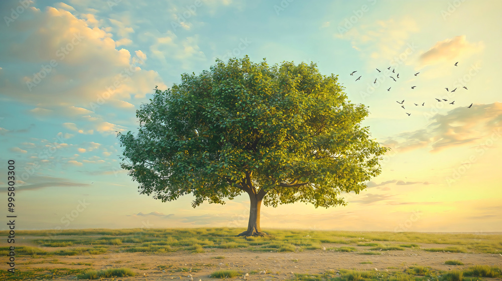 The Parable of the Mustard Seed: A small mustard seed growing into a ...