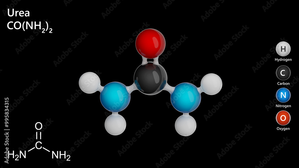 Urea, (carbamide) is an organic compound with the chemical formula CO ...